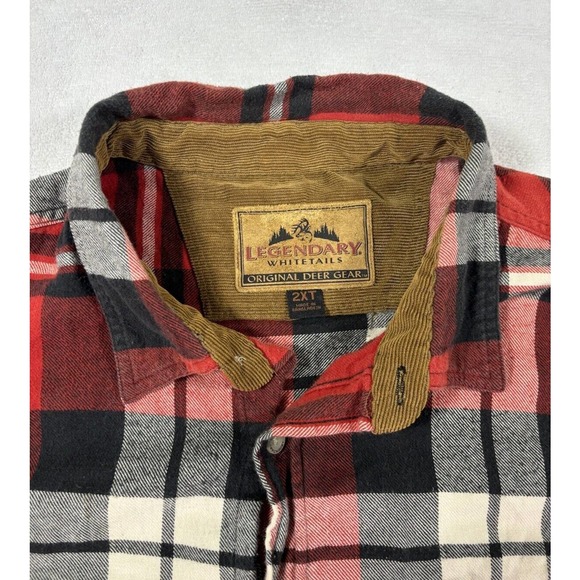 Legendary Whitetails | Shirts | Legendary Whitetails Flannel Shirt Mens ...